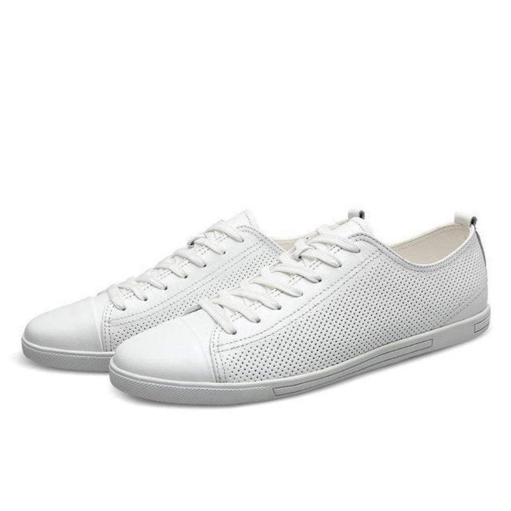 Komfortable Sko Som Puster I Ekte Skinn - Fritidssko & Vanlige sko Herre